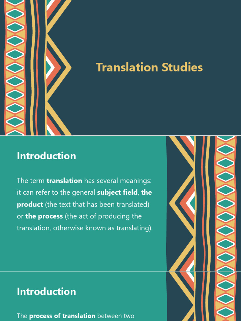 Meeting 2 Translation Studies | PDF | Language Arts & Discipline