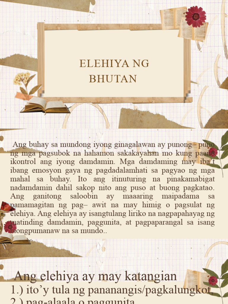 Elehiya NG Bhutan | PDF