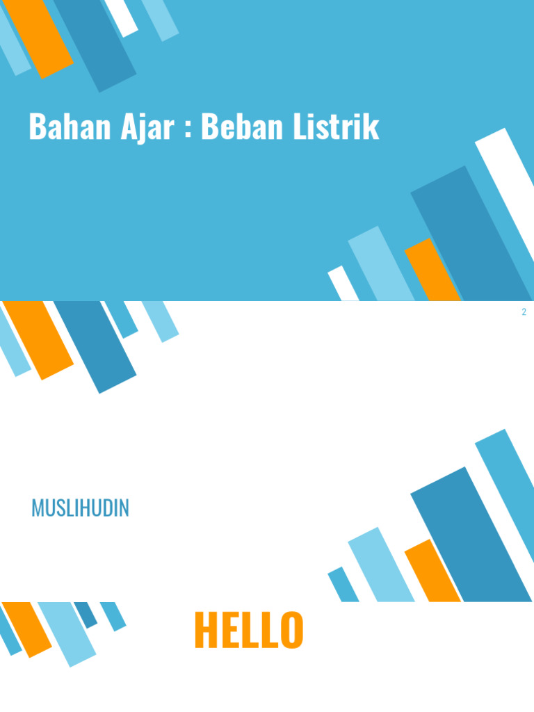 Jenis dan Pengertian Beban Listrik | PDF