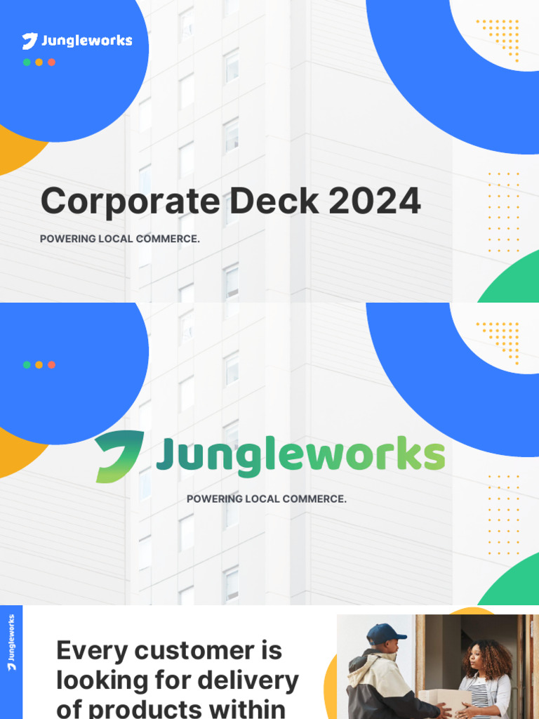 Jungleworks Corporate Deck 2024 | PDF | Business Economics | Marketing