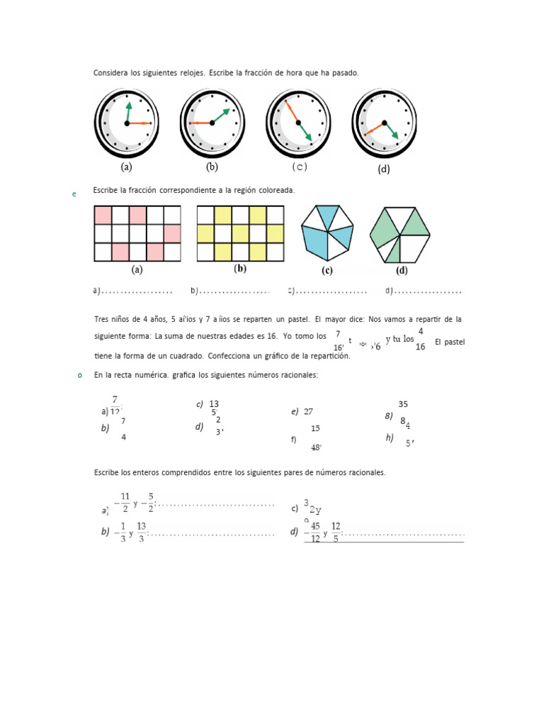 Compendio de Ejercicios 3 | PDF | Matemáticas | Números