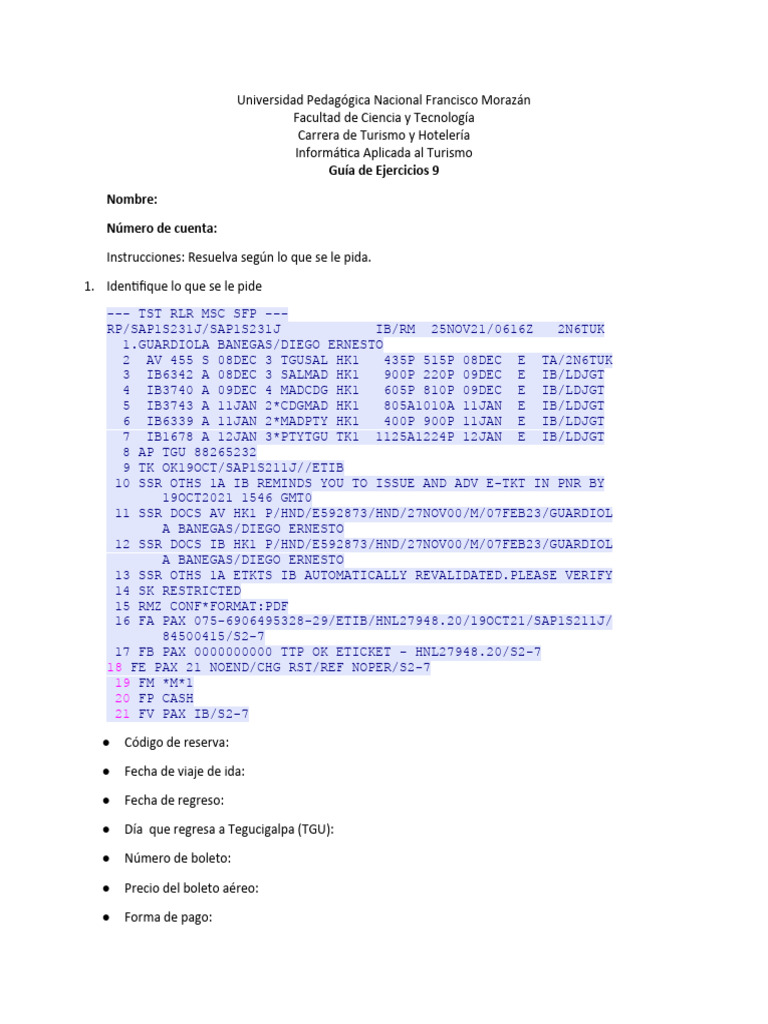 Ejercicio Informatica 9 | PDF | Tecnología