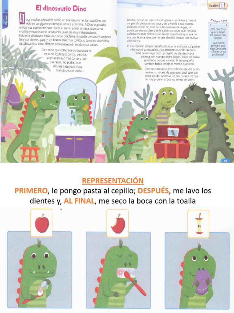 Cuento - El Dinosaurio Dino | PDF | Relaciones personales, crianza y ...
