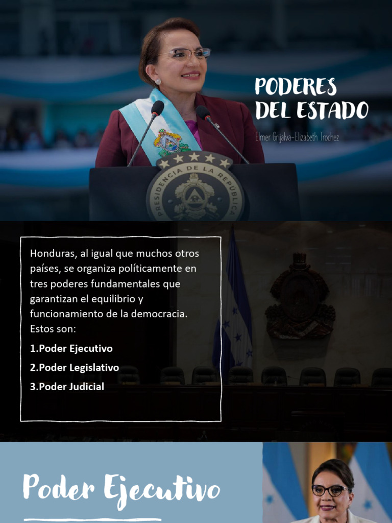 Estructura de los Poderes del Estado en Honduras | PDF | Judicaturas ...
