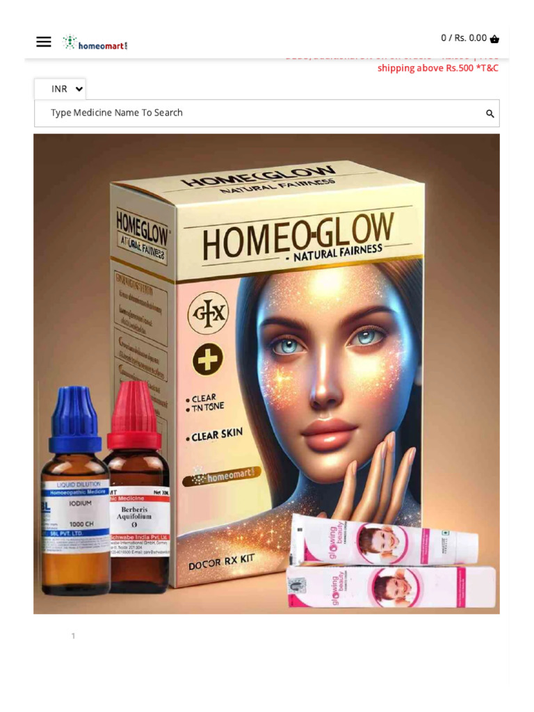 HomeoGlow Fairness Kit - Achieve Natural, Radiant Skin Tone With ...