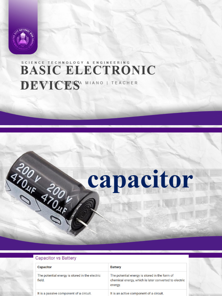 3Q Capacitor | Download Free PDF | Capacitor | Manufactured Goods