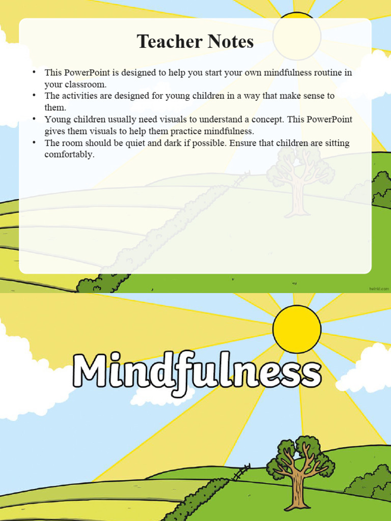 Us P 13 Early Childhood Mindfulness Powerpoint - Ver - 2 | PDF | Hand
