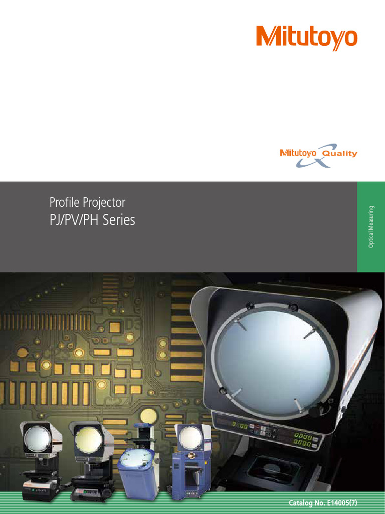 Mitutoyo Profile Projector Guide | PDF | Camera | Lighting