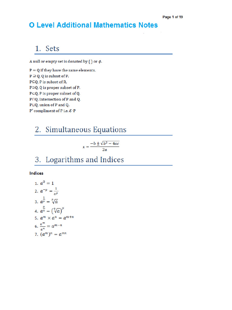 Formulas Complete | PDF