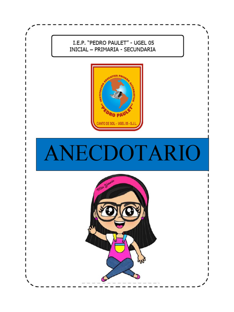 Cuaderno Anecdotario 2024 | PDF