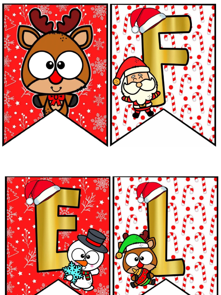 BANDERINES DE NAVIDAD | PDF