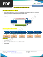 Consignment Process in SAP MM | PDF | Business | Retailing