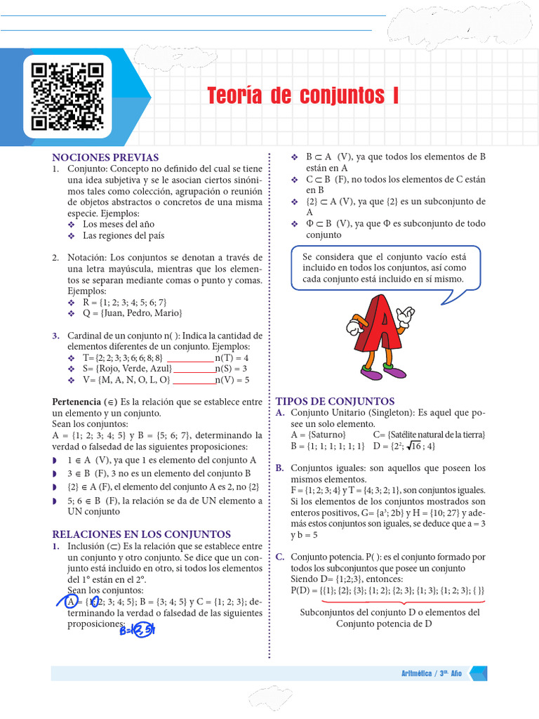 Sol 3! | PDF | Conjunto (Matemáticas) | Lógica matemática
