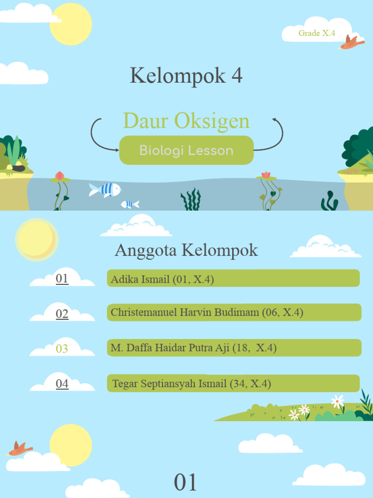 Kelompok 4 Kls X.4 (Daur Oksigen) | PDF