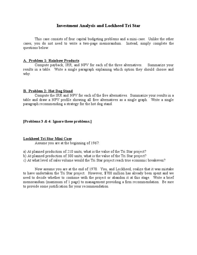 Lockheed Tri Star | PDF