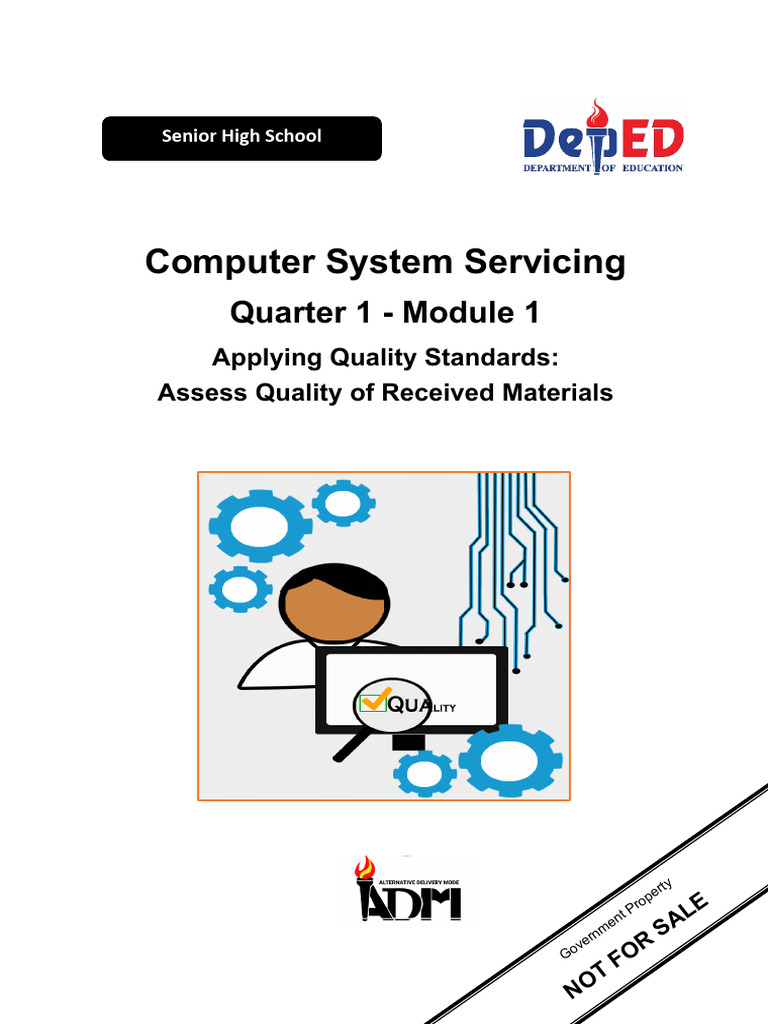 Q1 ICT-CSS12 Module1 Week1 v5 | PDF | Reliability Engineering | Printer (Computing)
