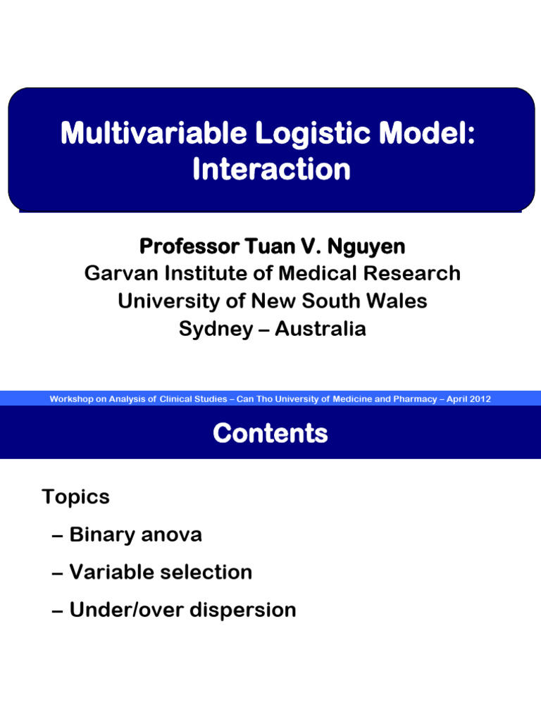 K2 Attachments Ct Lecture 18a Multiple Logistic Regression Model 3 Pdf Errors And 3606