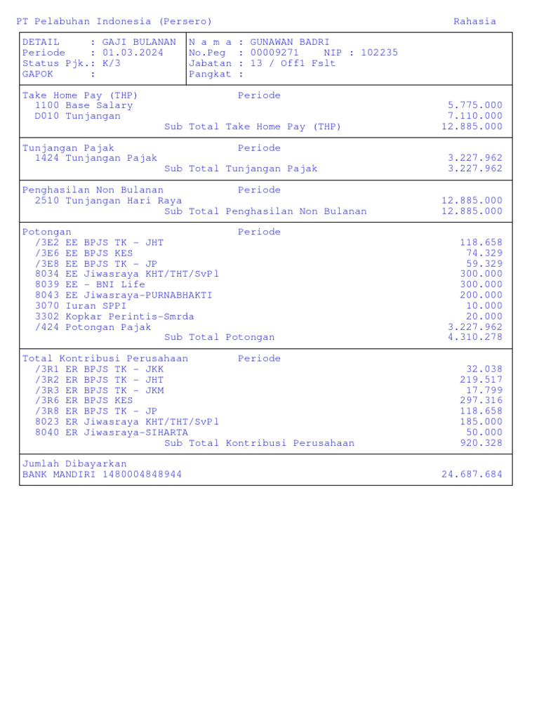 Paystub_202403 | PDF