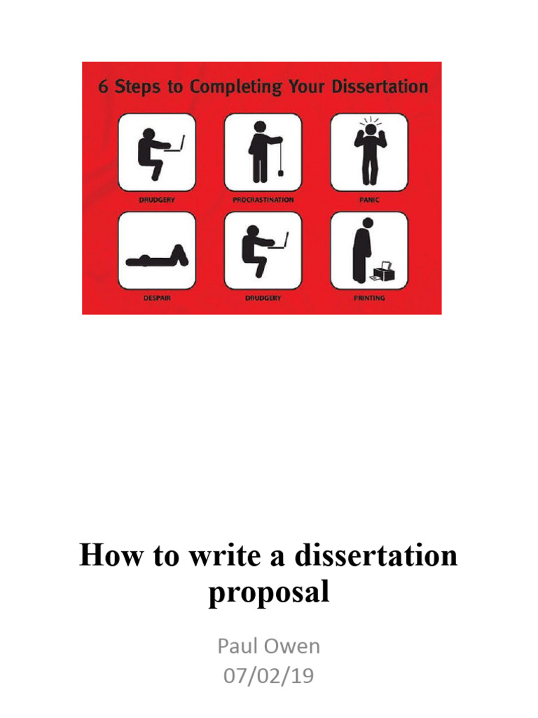 How To Write A Dissertation Proposal | PDF | Methodology | Thesis