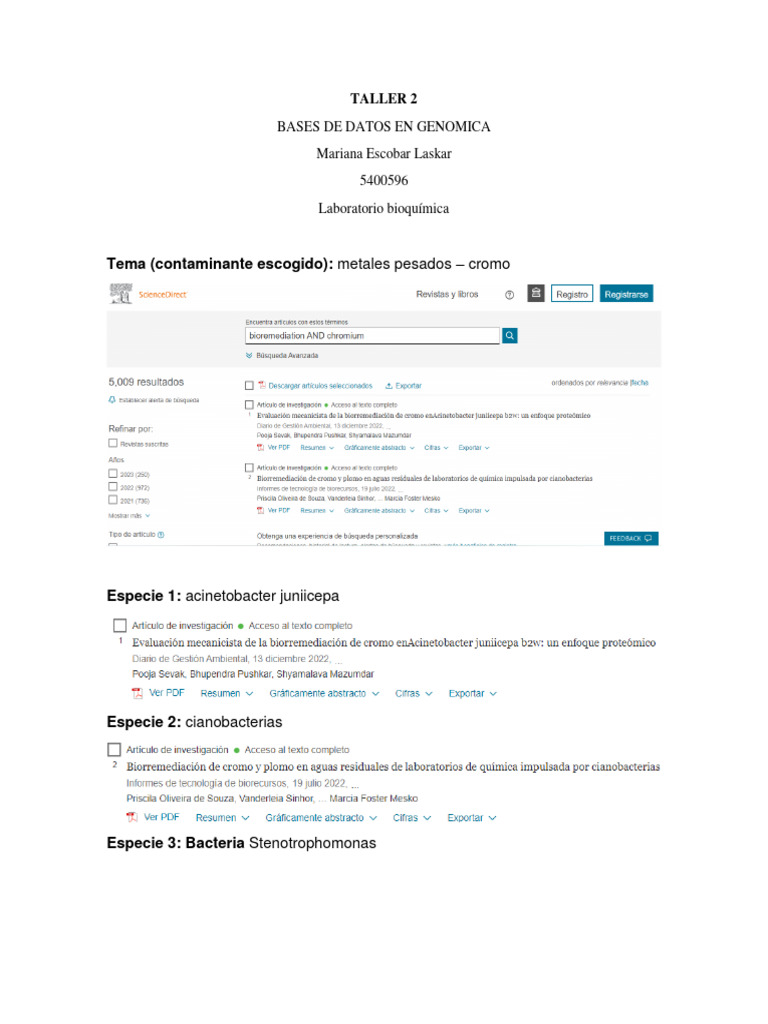 Practica 2 - Lab. Bioquimica | PDF