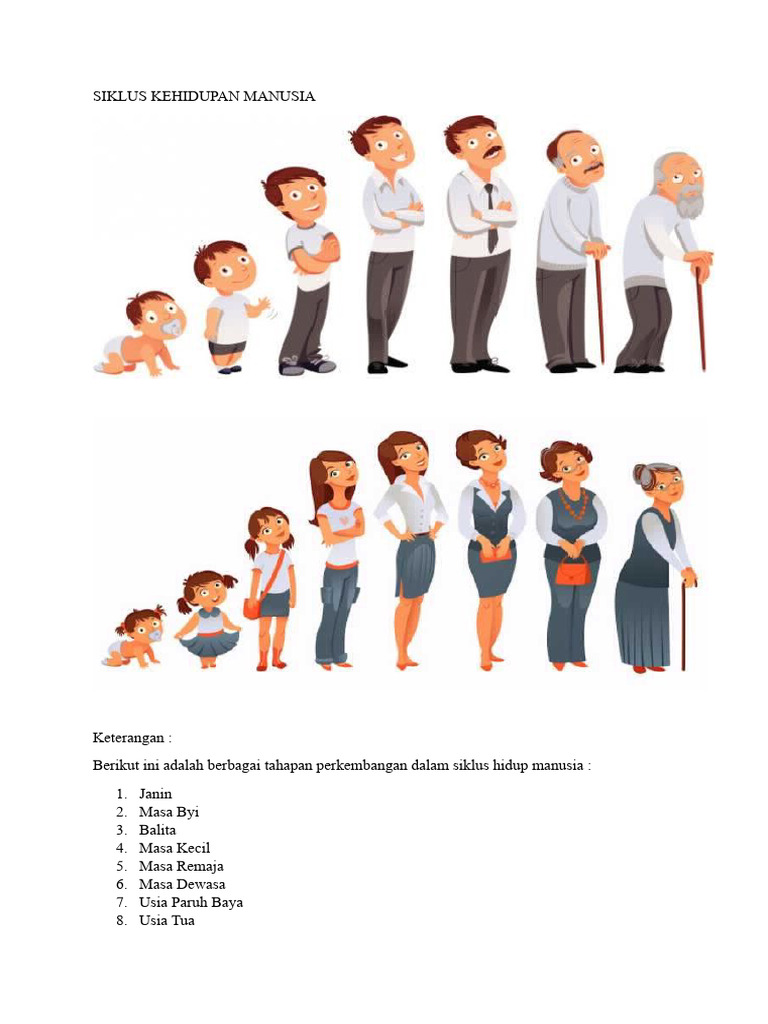 SIKLUS KEHIDUPAN MANUSIA Ketut | PDF