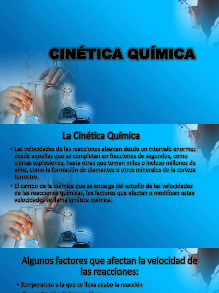 Cinética Química | PDF | Tecnología