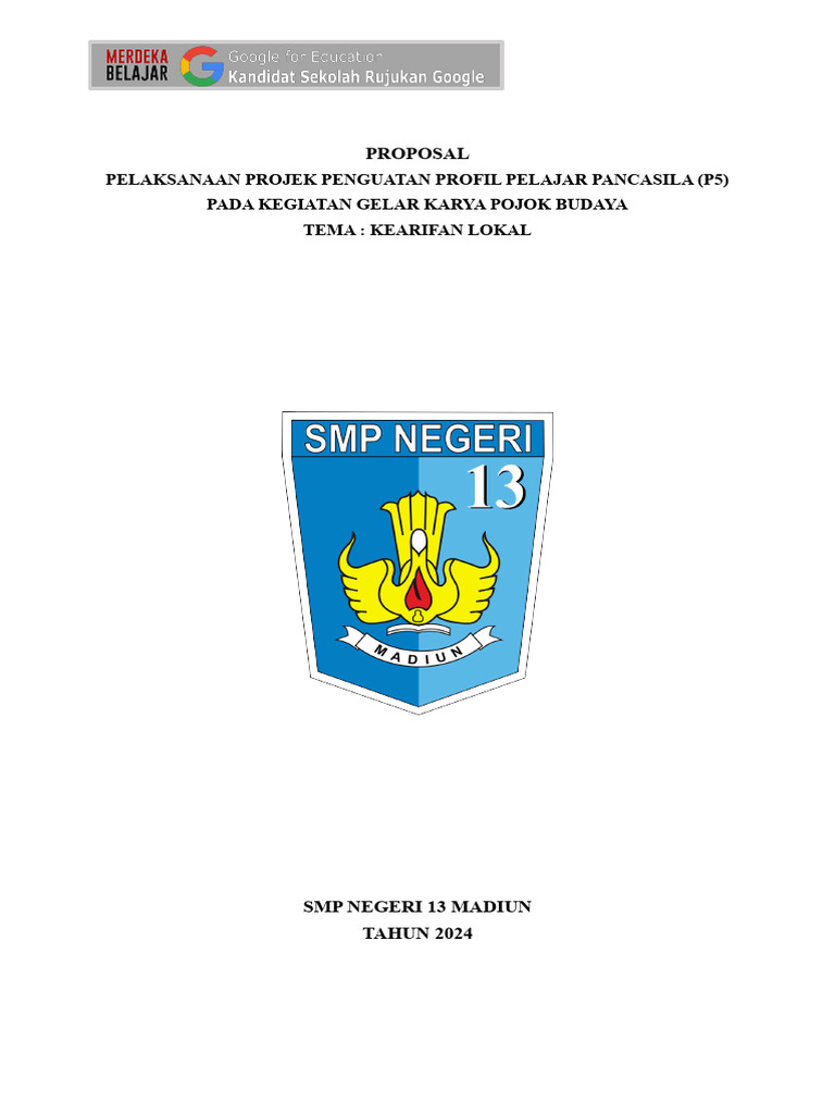 Proposal p5 Permainan Tradisional | PDF