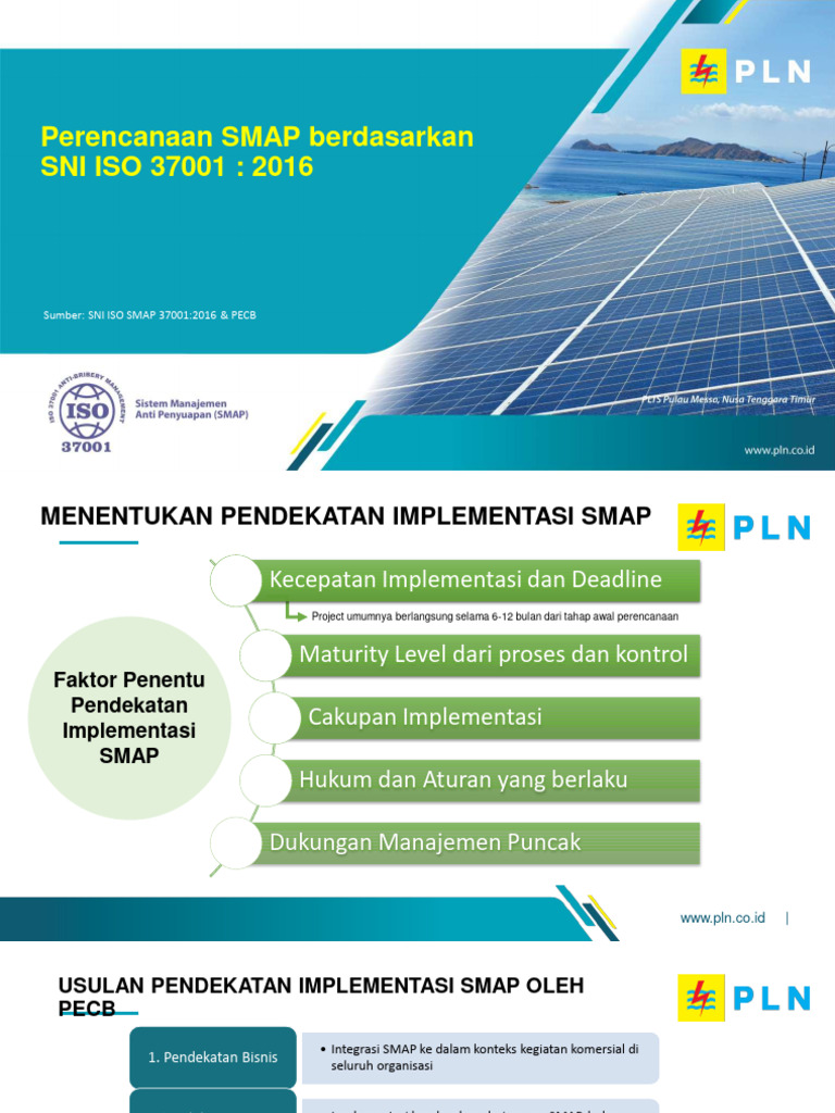 DASAR - 3. Perencanaan SMAP Berdasarkan SNI ISO 37001 - 2016 210222 | PDF