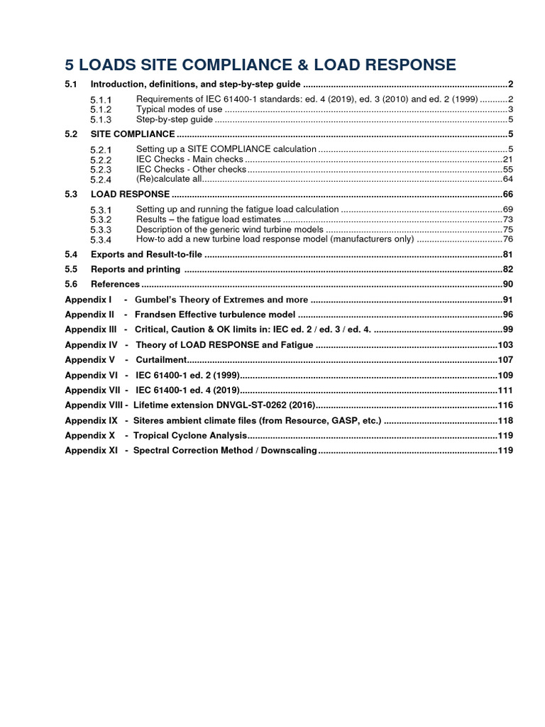 c5 Uk Windpro4.0 Loads | PDF | Computational Fluid Dynamics | Mean