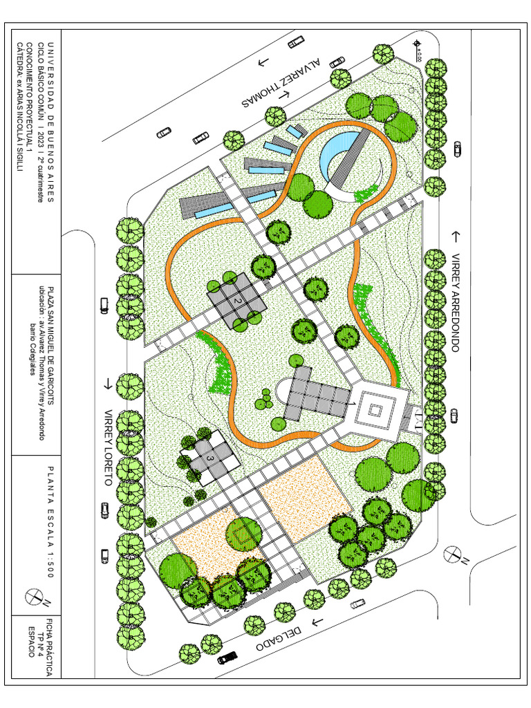 CP1 2023 - TP4 - Plaza Miguel de Garicoits | PDF