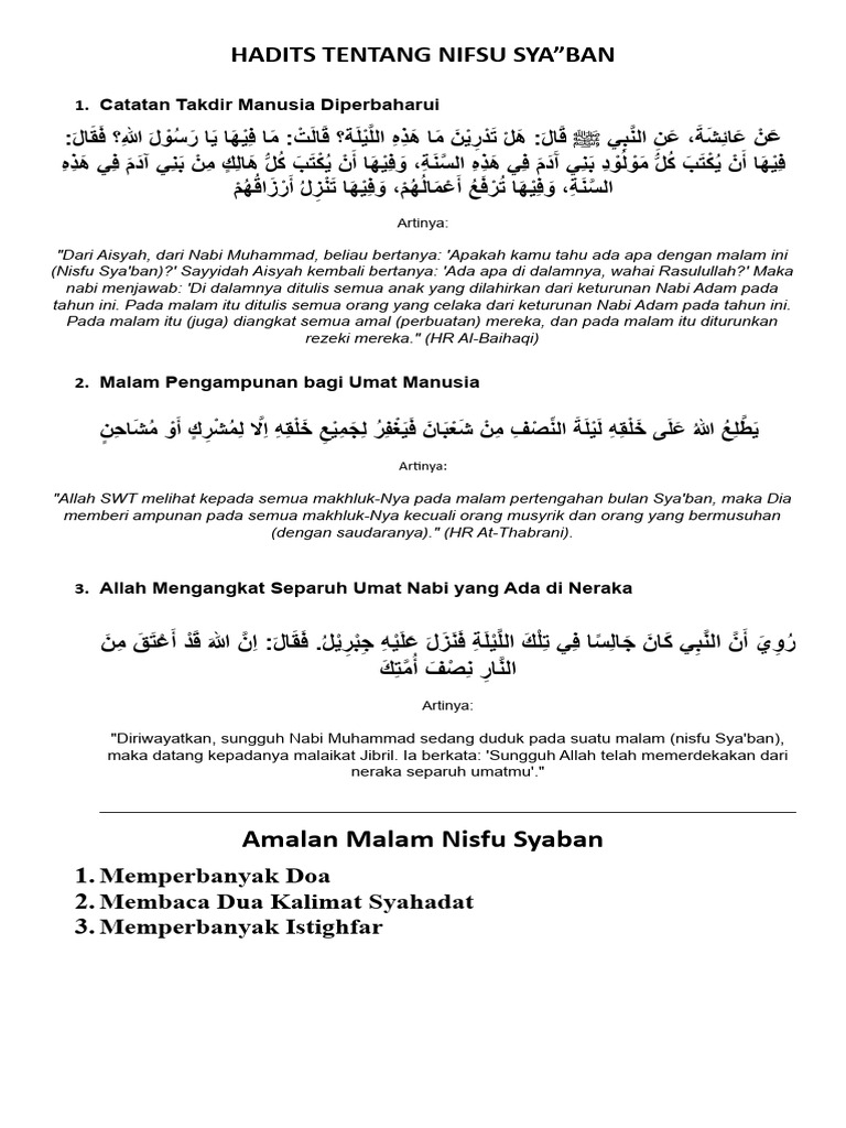Catatan Takdir Manusia Diperbaharui | PDF