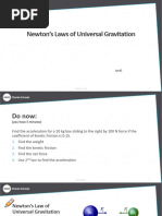 Class 9 Gravitation Numericals | PDF