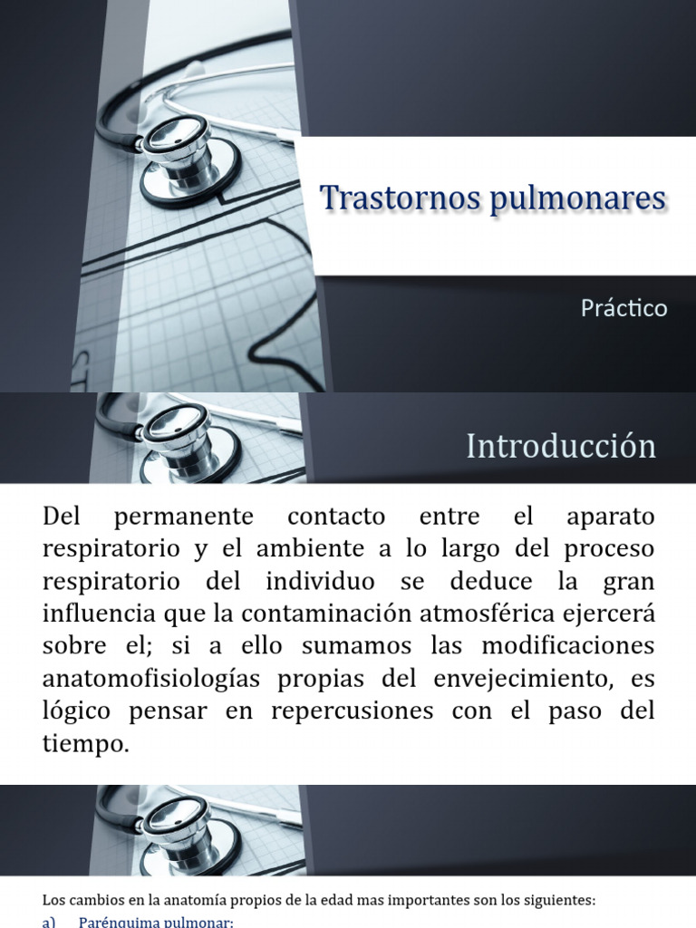 Trastornos Respiratorios | PDF | Sistema respiratorio | Tos