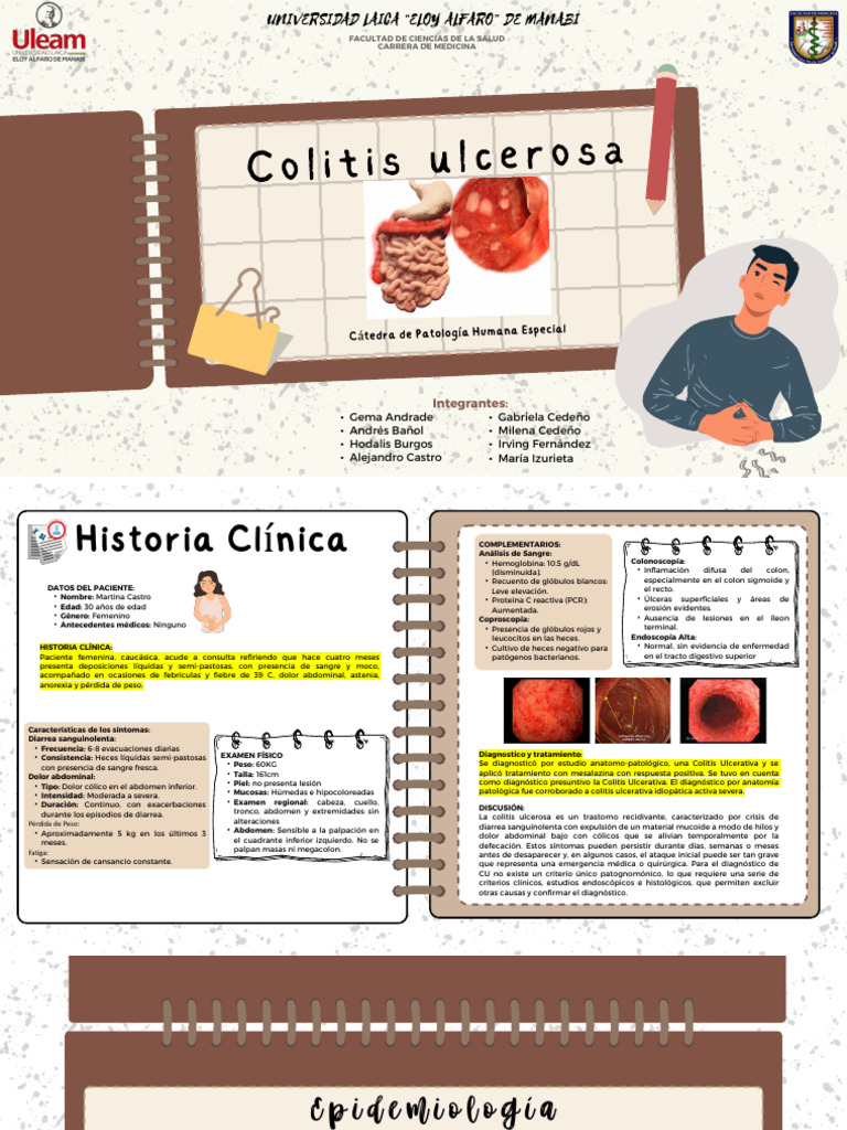 Diagnóstico y Tratamiento de Colitis Ulcerosa | PDF | Colitis ulcerosa ...