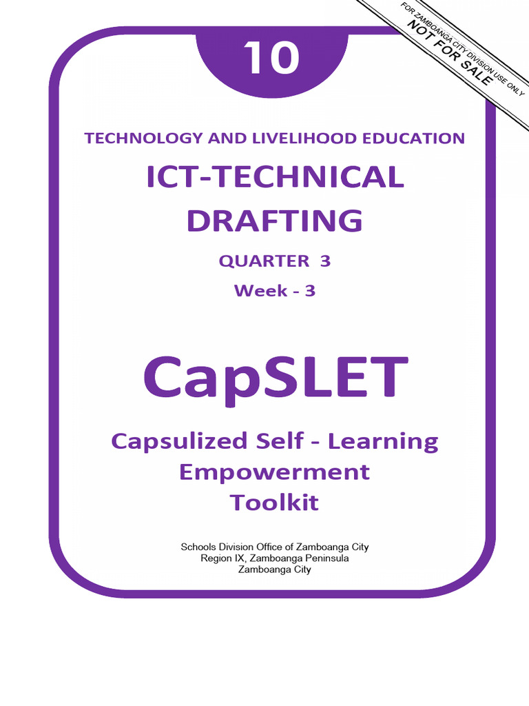 TLE 10 Q3W3 ICT Drafting | Download Free PDF | Drawing