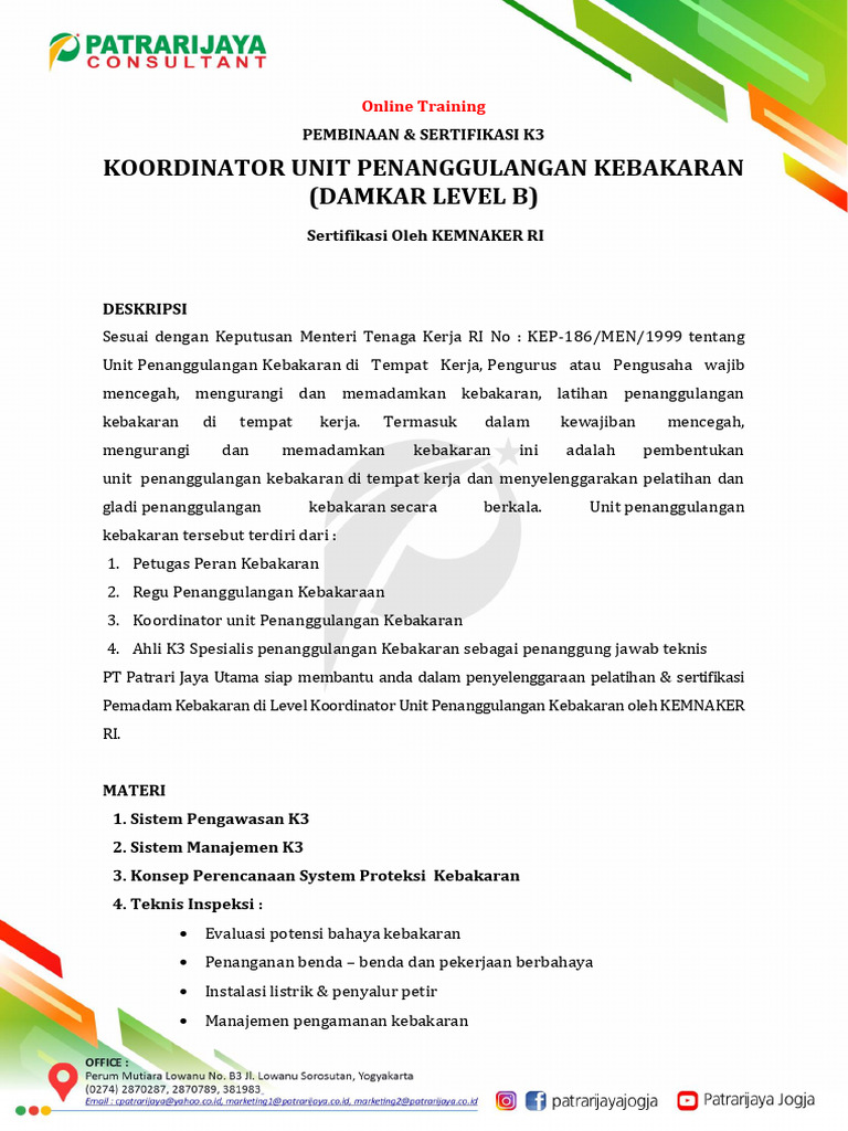 Damkar Level B | PDF