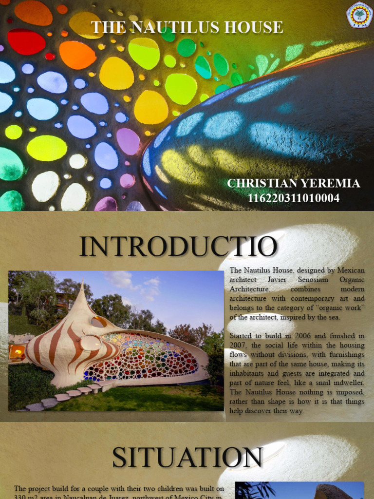 Presentation of The Nautilus House | PDF | Art | Science & Mathematics