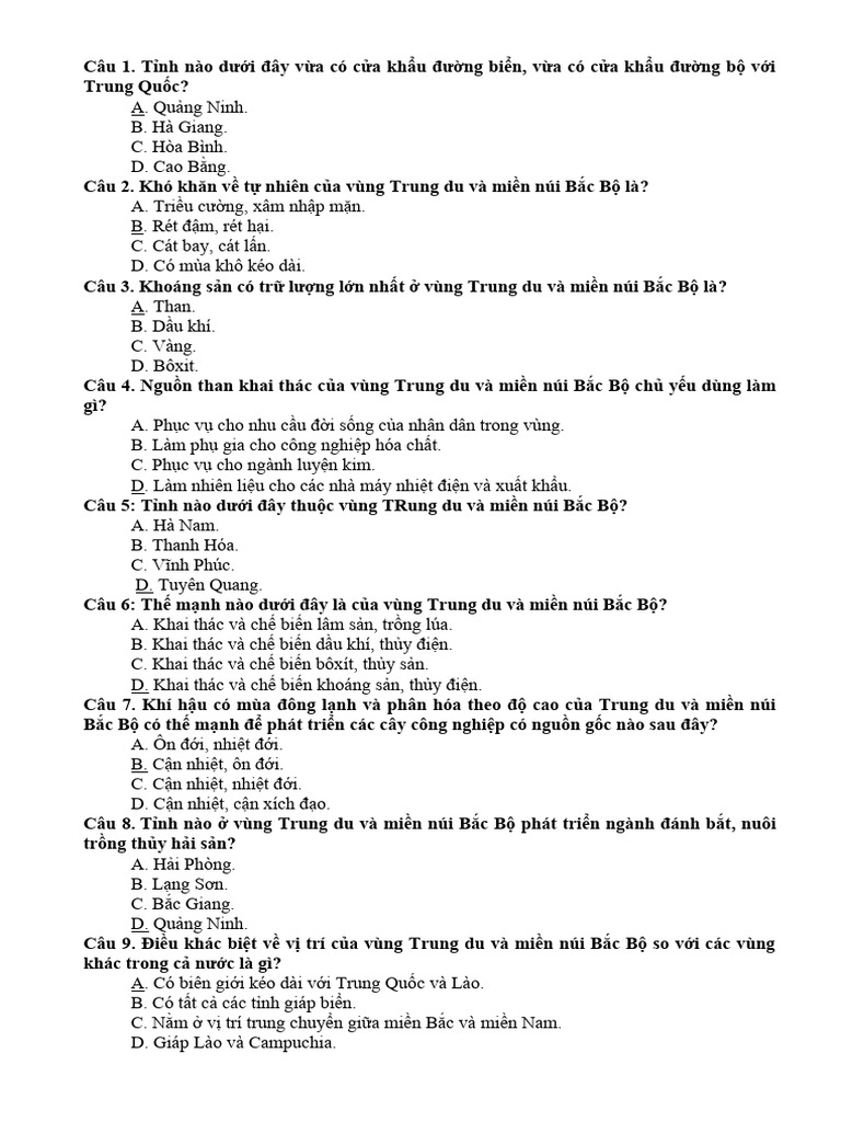 ĐỀ CƯƠNG GIỮA HKII | PDF