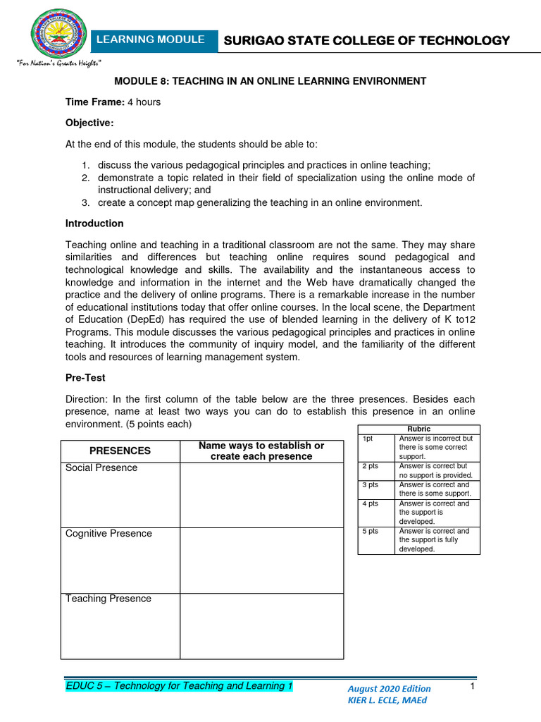 EDUC-5-Module-8-9 | PDF