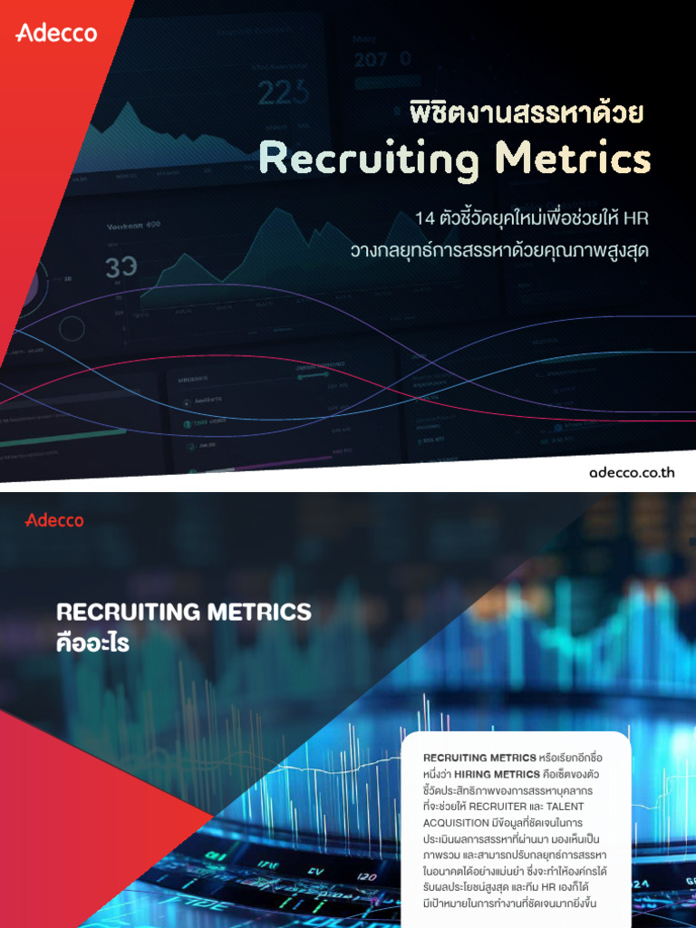 Adecco Thailand Recruiting Metrics | PDF