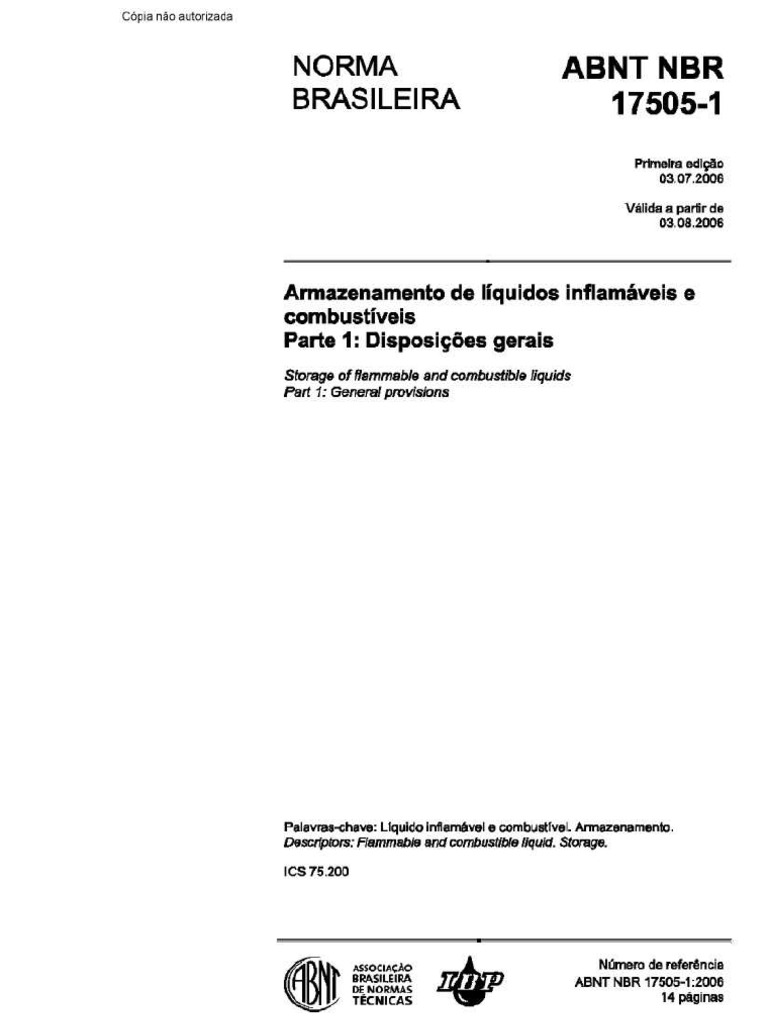NBR 17505 | PDF