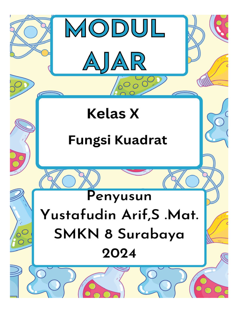 MODUL AJAR Fungsi Kuadrat (kelas X)(1) | PDF