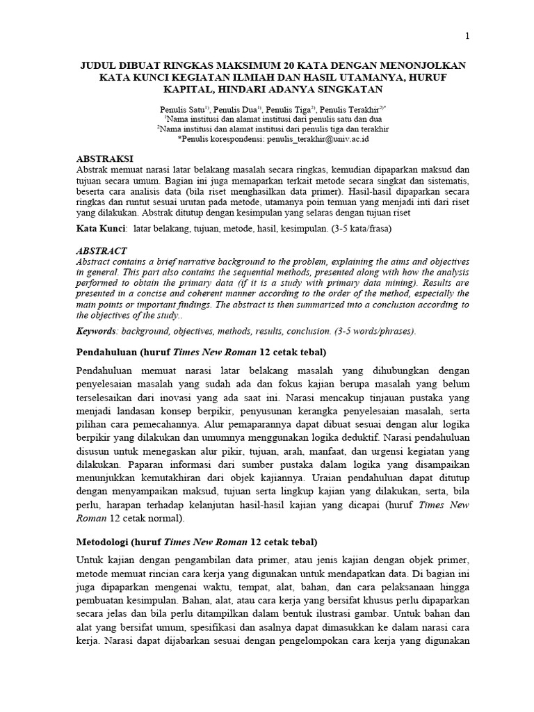 Template Pkm-Ai 2024 | PDF