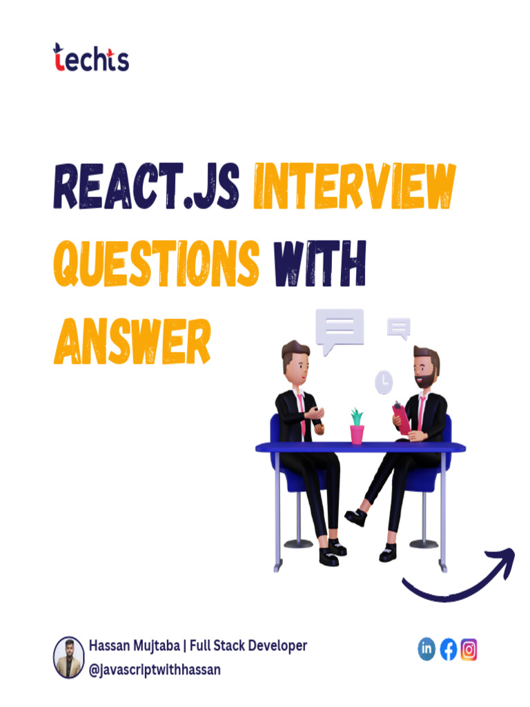React.js Interview Questions With Answer | PDF | Java Script | Programming Paradigms