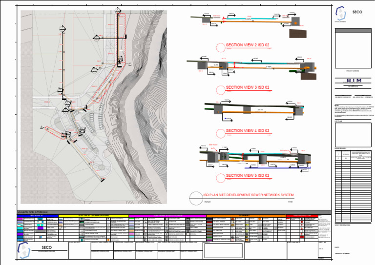 Isd Plan Site Development Sewer Network System Part 1 | PDF | Duct ...