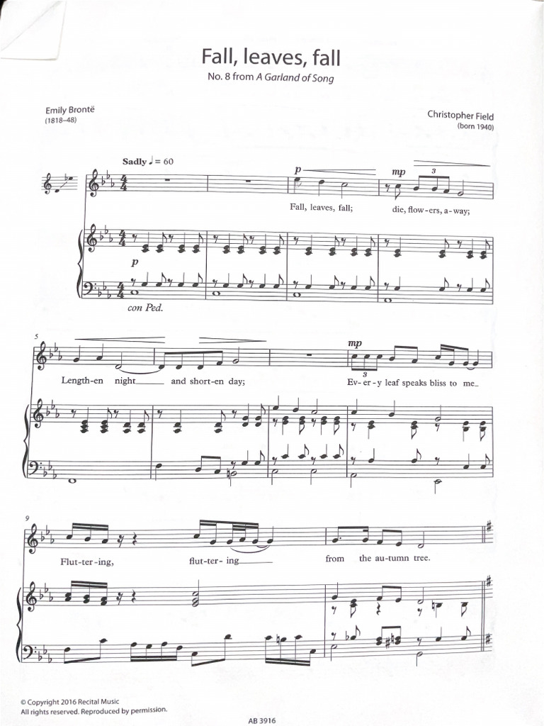 Fall Leaves Fall | PDF