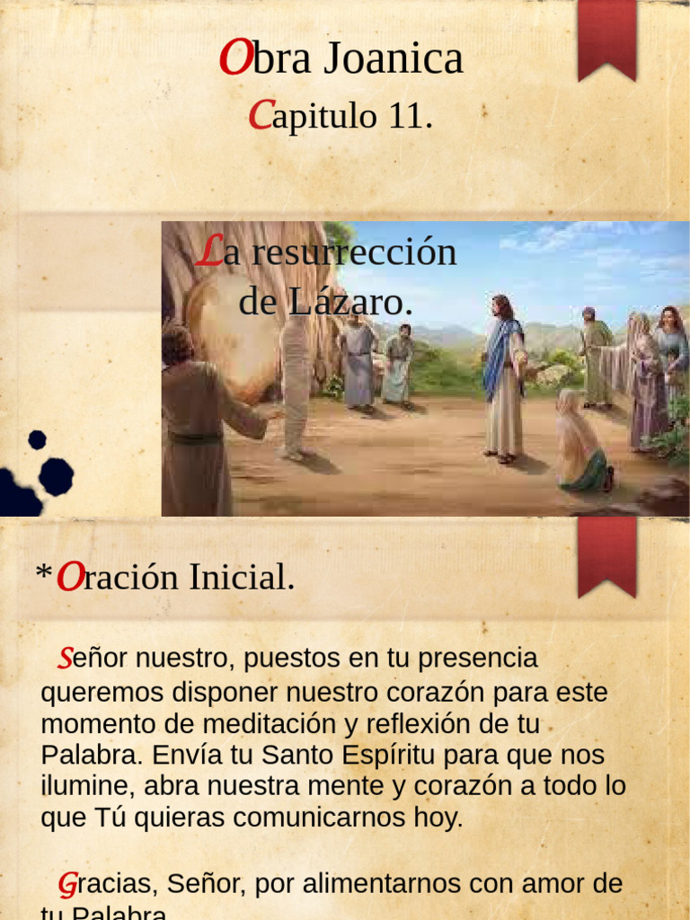 Capitulo 11 Evangelio San Juan | PDF