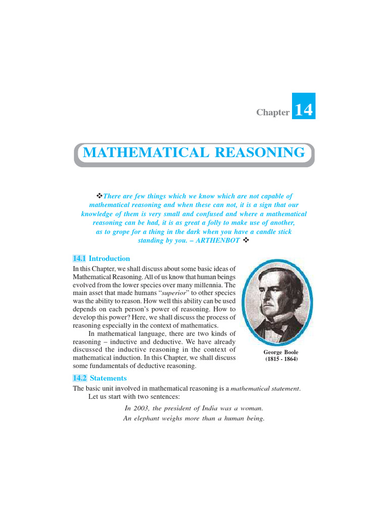 Mathematical Reasoning | PDF | Numbers | Circle