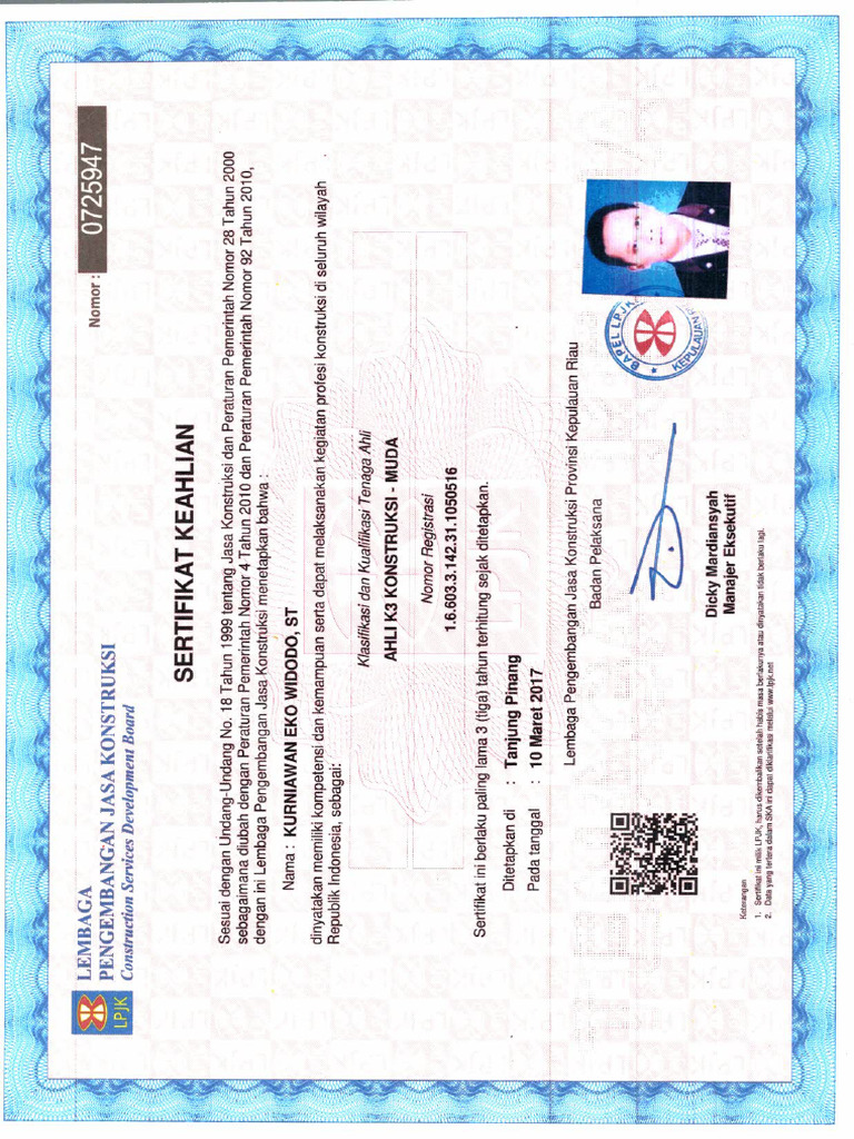 KURNIAWAN EKO WIDODO-AL603-K3 Muda PDF | PDF