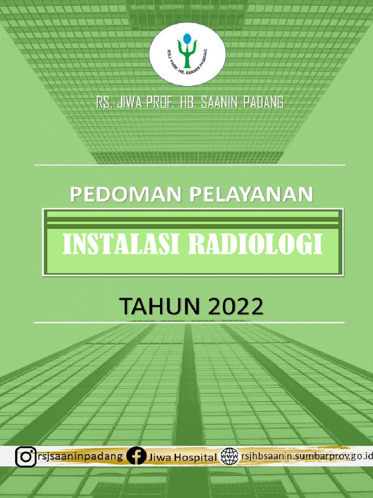 Pedoman Pelayanan Radiologi RS Saanin | PDF | Sains & Matematika